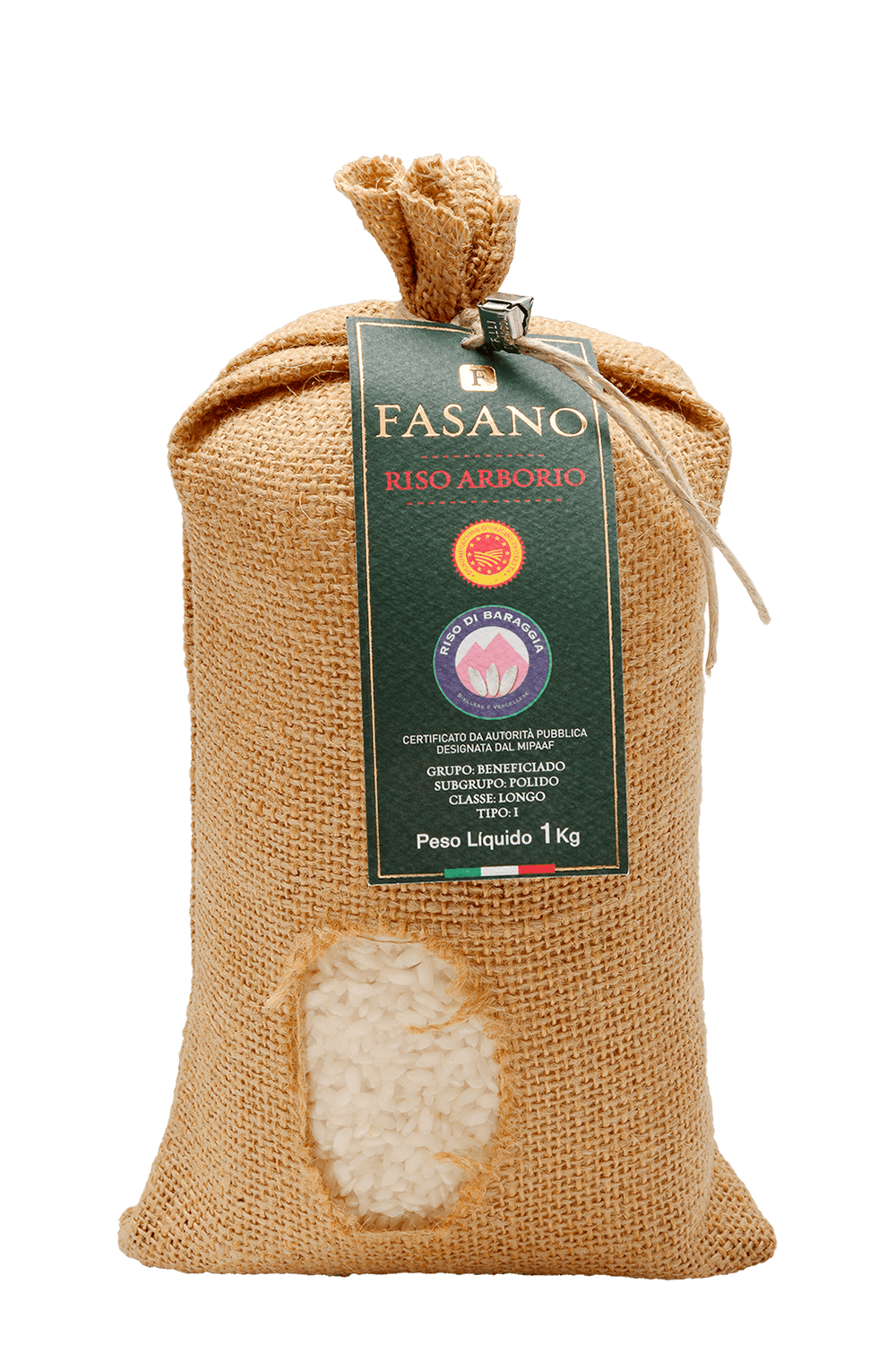 Arroz Arborio Italiano 1Kg Fasano